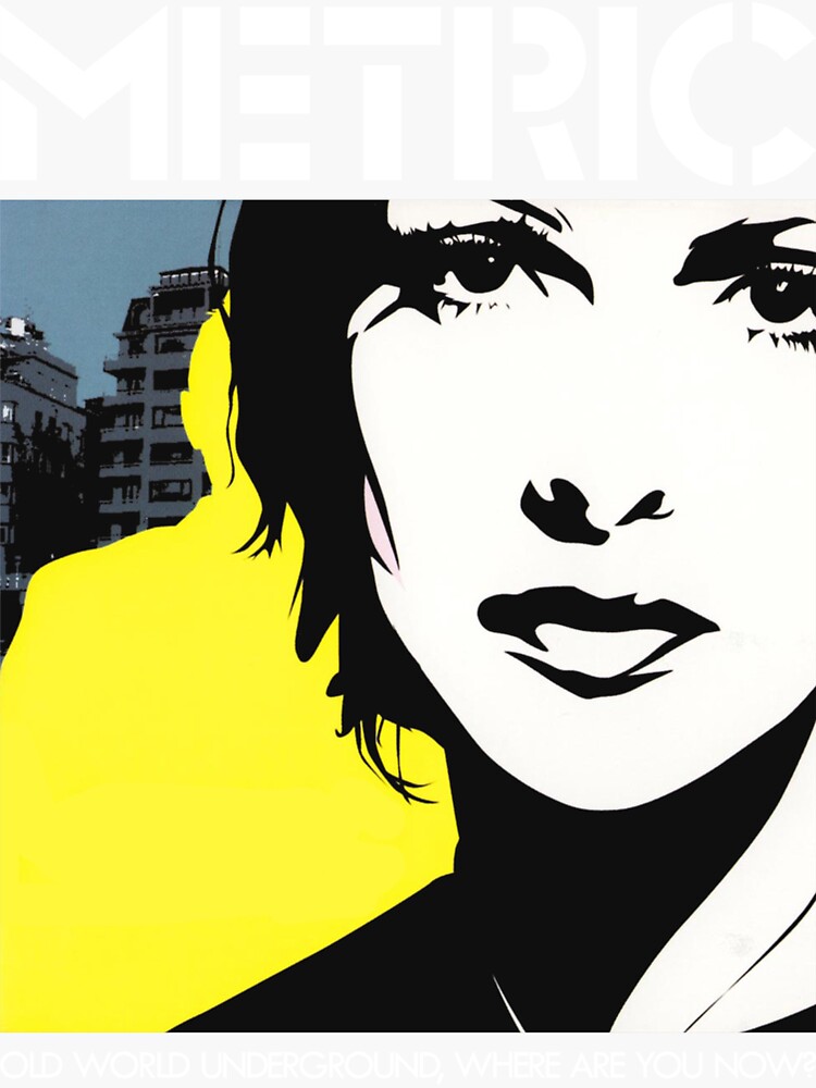 Metric Band Sticker For Sale By Ralflorez Redbubble