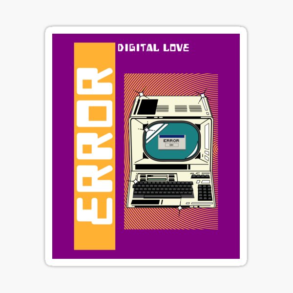 "Retro Vintage Computer - From The 90's " Sticker for Sale by sechovicz ...