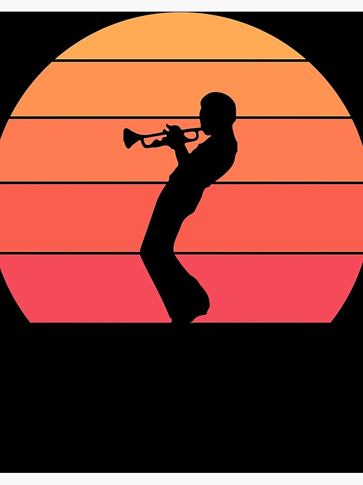 "Miles Davis Trumpet Sunset Classic " Art Board Print for Sale by ...