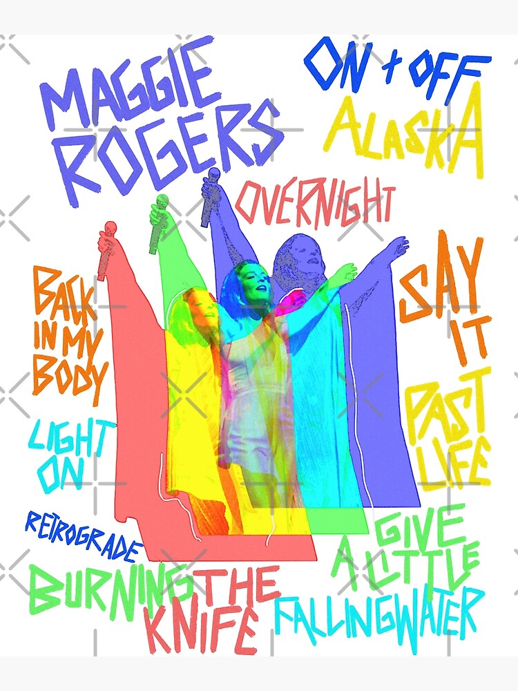 "Day Gift for Beautiful Maggie Female Rogers Singer Funny Fans" Poster ...