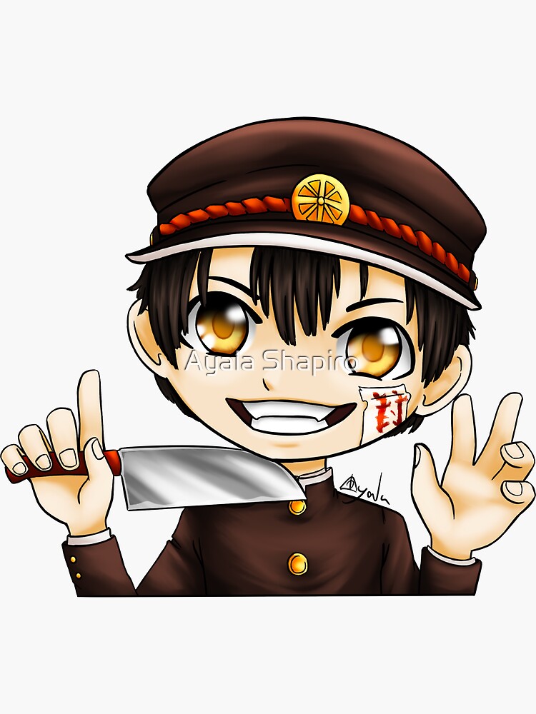 "Hanako" Sticker for Sale by jewishice-queen | Redbubble