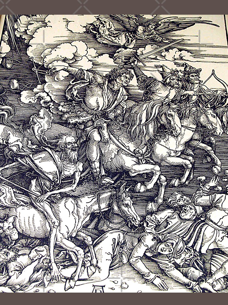 "The four horsemen of the apocalypse , death famine war albercht durer ...
