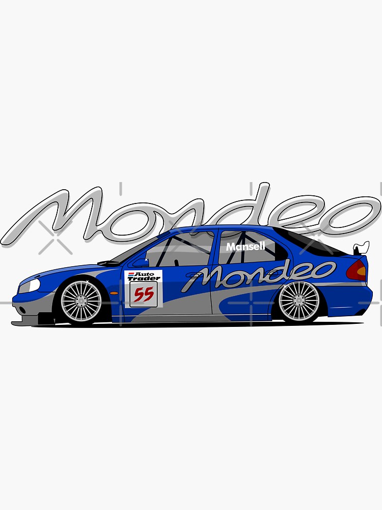 "MONDEO BTCC LEGEND" Sticker for Sale by shketdesign | Redbubble
