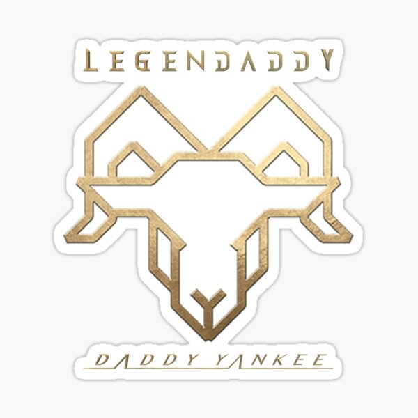 "DADDY YANKEE - LEGENDADDY " Sticker for Sale by GinaHauser | Redbubble
