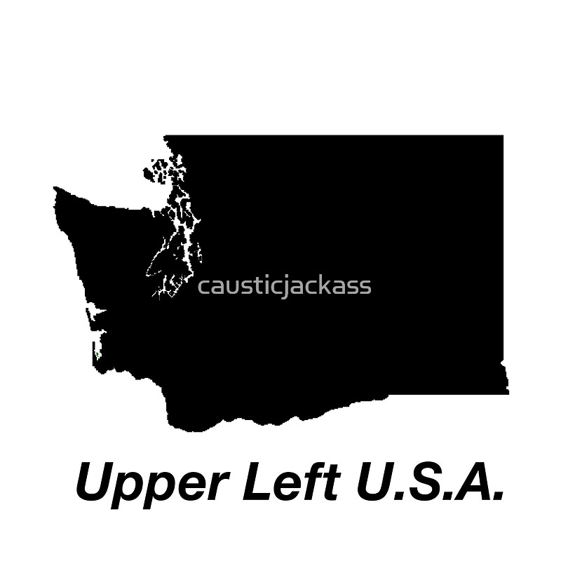 "Upper Left USA" by causticjackass | Redbubble