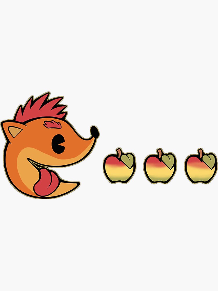 "Wumpa Fruit Lunch" Sticker for Sale by DGCollab | Redbubble