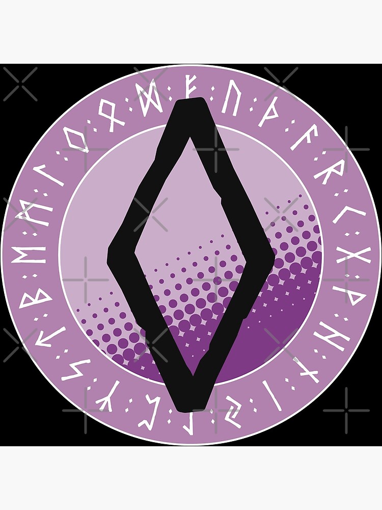 "Ingwaz (Fertility) - Viking Runes and Runic Symbols" Poster for Sale ...