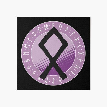 "Othala (Ancestry) - Viking Runes and Runic Symbols" Art Board Print ...