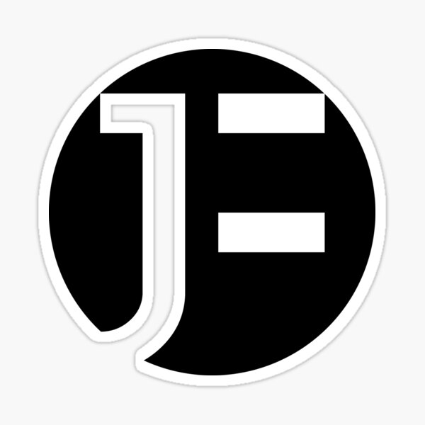 "JF Minimal Logo (Version 1)" Sticker by JoseNotHose | Redbubble