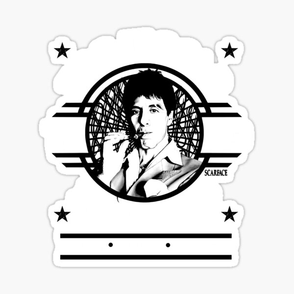 "Retro Vintage Scarface Tony Montana Retro Vintage" Sticker for Sale by ...