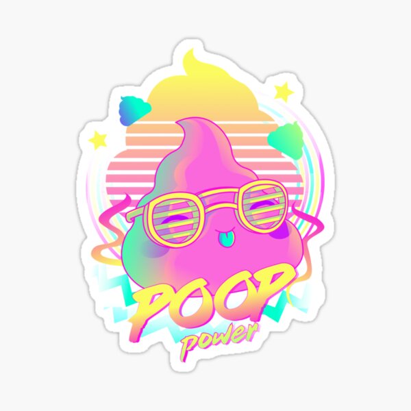 "Poop Power- Limited Edition | Perfect Gift" Sticker for Sale by ...