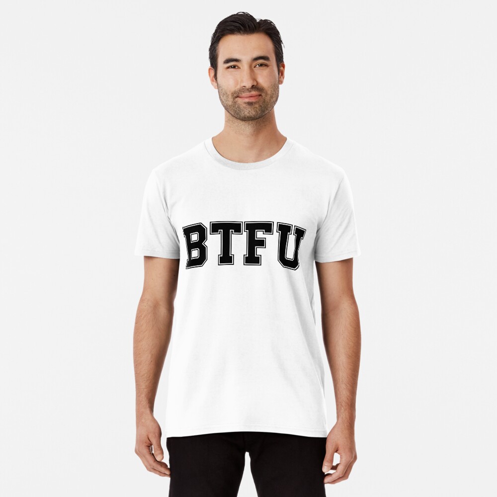 "BTFU" Sticker for Sale by Lydia Scarcelli | Redbubble