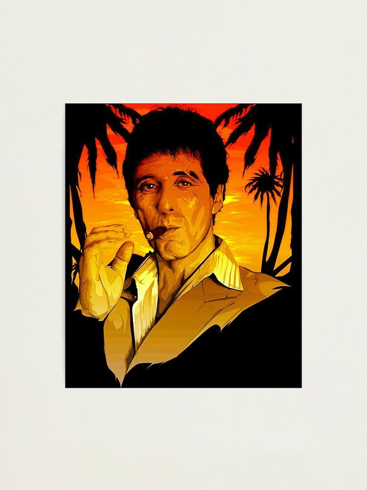 "Reward Scarface Tony Montana Classic Fan" Photographic Print for Sale ...