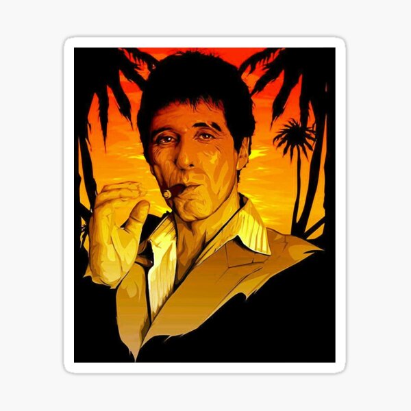 "Reward Scarface Tony Montana Classic Fan" Sticker for Sale by ...