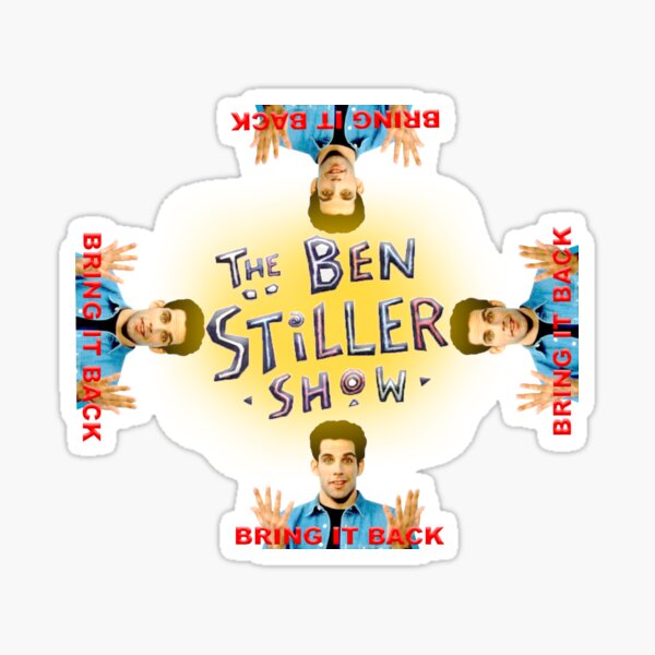 "BRING BACK THE BEN STILLER SHOW" Sticker by richwear | Redbubble