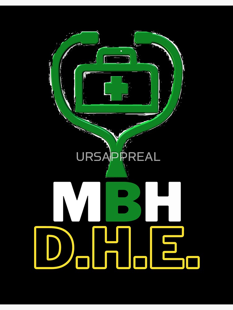 "MBA DHE" Sticker for Sale by URSAPPREAL | Redbubble