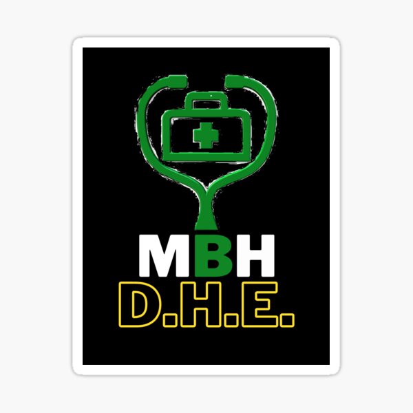 "MBA DHE" Sticker for Sale by URSAPPREAL | Redbubble