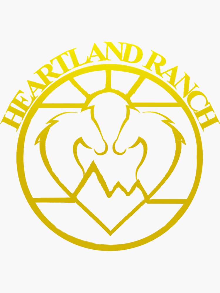 "Heartland Ranch " Sticker for Sale by MykhaShop | Redbubble