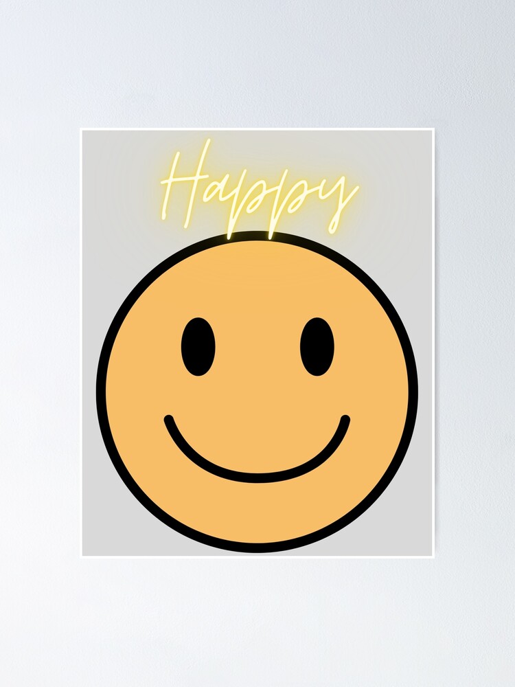 "Happy face" Poster for Sale by leprofe | Redbubble