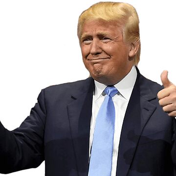 "Trump Thumbs Up" Sticker for Sale by AGM97 | Redbubble