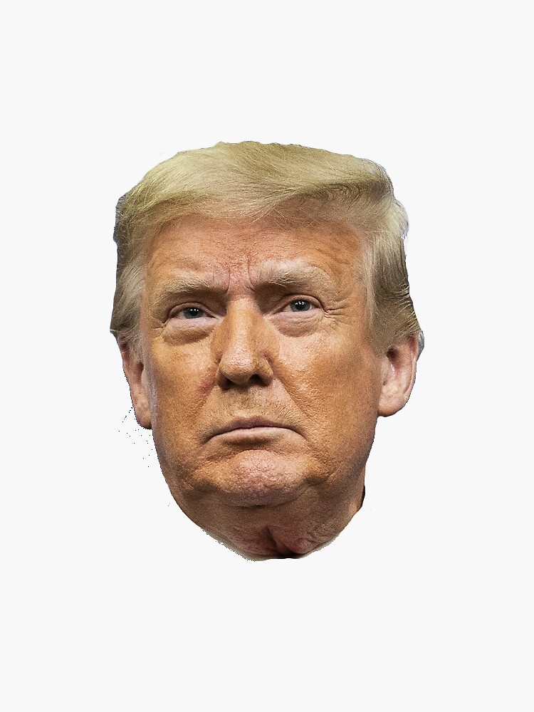 "Mini or Micro Trump Head" Sticker for Sale by AGM97 | Redbubble