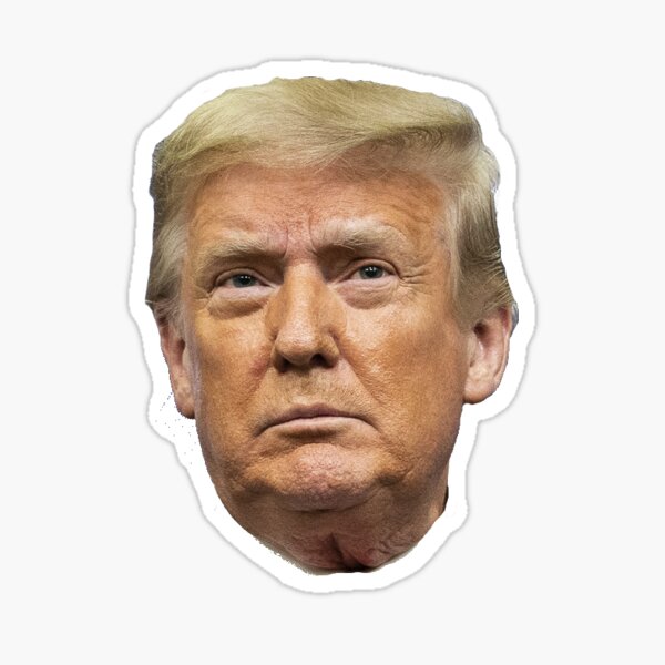 "Mini or Micro Trump Head" Sticker for Sale by AGM97 | Redbubble
