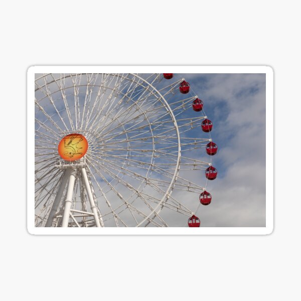 "Okinawa | Japan | Travel | American Village Ferris Wheel" Sticker for ...