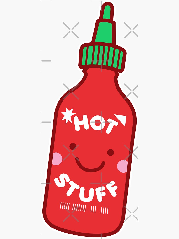 "Hot Stuff" Sticker by DetourShirts | Redbubble