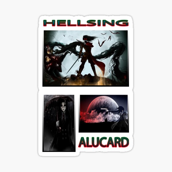 "hellsing ultimate alucard" Sticker for Sale by adex16 | Redbubble