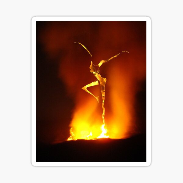 "Fire Dancer" Sticker for Sale by conchalto855d | Redbubble