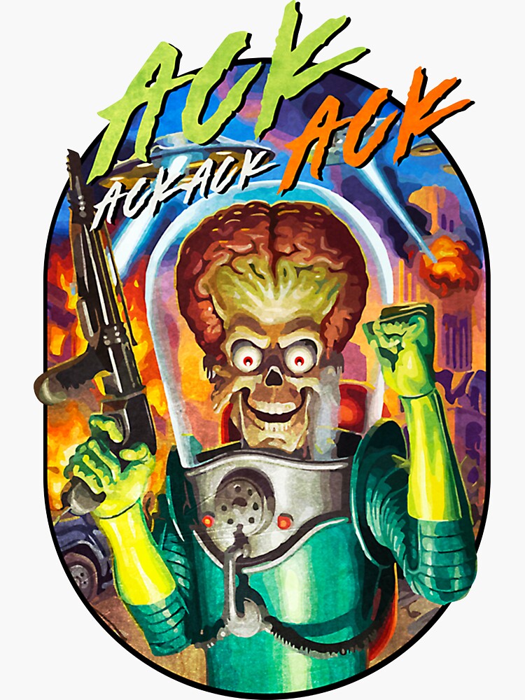 "ACK ACK" Sticker for Sale by Graybet86 | Redbubble