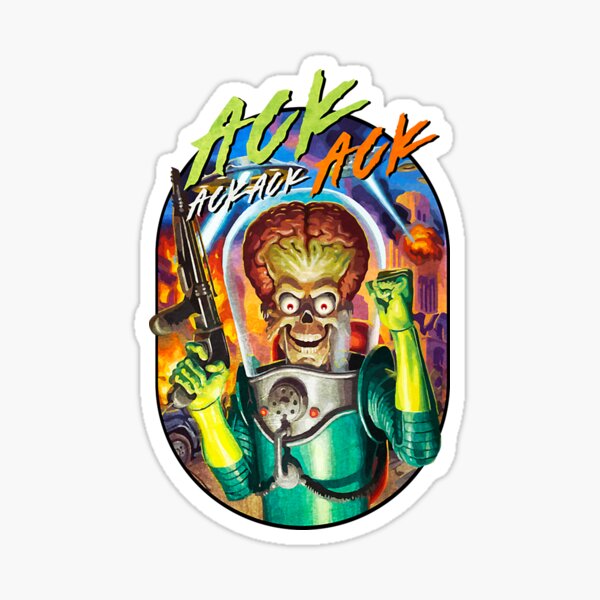 "ACK ACK" Sticker for Sale by Graybet86 | Redbubble