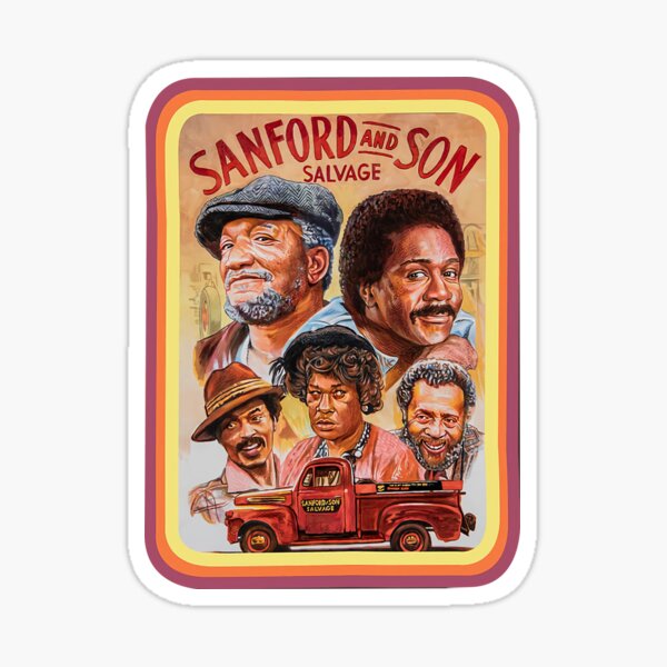 "Sanford and Son Art" Sticker for Sale by narrowoll | Redbubble