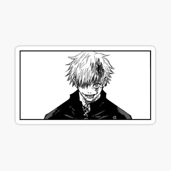 "Gojo manga sticker" Sticker for Sale by Elixs | Redbubble