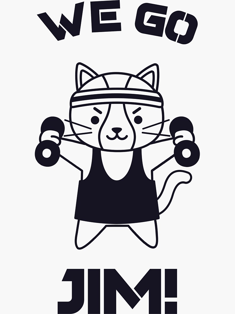 "We Go Jim " Sticker for Sale by PerfectChoise | Redbubble