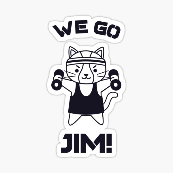 "We Go Jim " Sticker for Sale by PerfectChoise | Redbubble