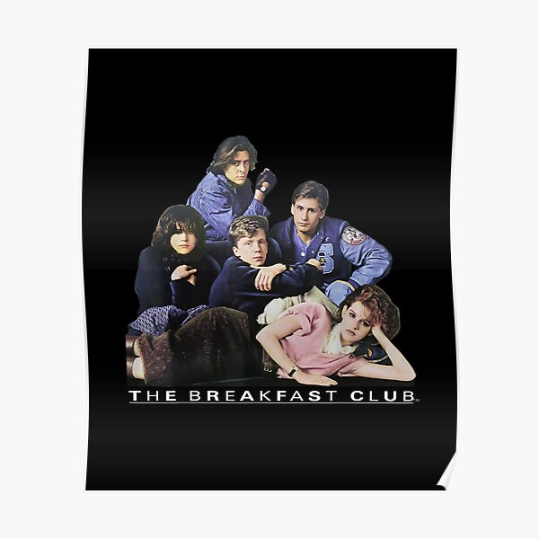 "Breakfast Club Group Portrait Movie Logo" Poster for Sale by ...