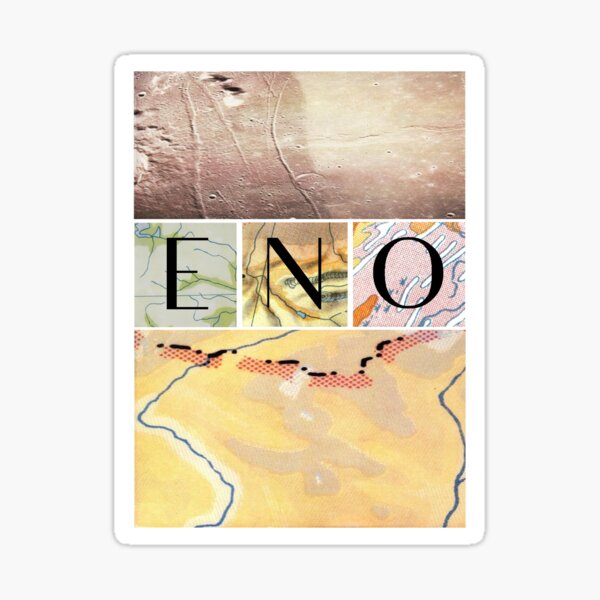 "Brian Eno's Ambient Series Immortalized" Sticker for Sale by RayBrando ...