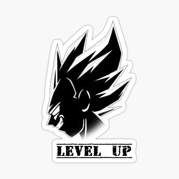 "Dragon ball Vegeta - Level up" Sticker for Sale by PRZevo-Shop | Redbubble