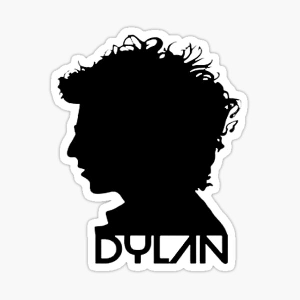 "bob dylan" Sticker for Sale by BYROSALINDA | Redbubble