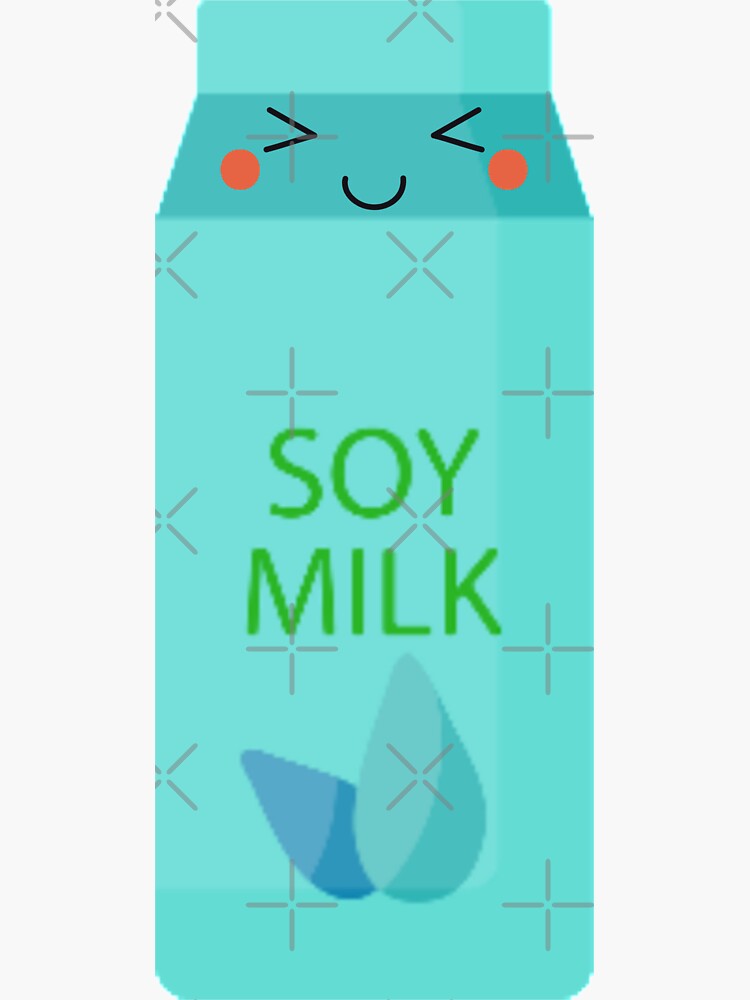 "Cute Soy Milk" Sticker for Sale by Lauraloris | Redbubble