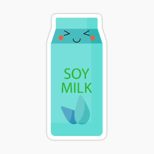 "Cute Soy Milk" Sticker for Sale by Lauraloris | Redbubble