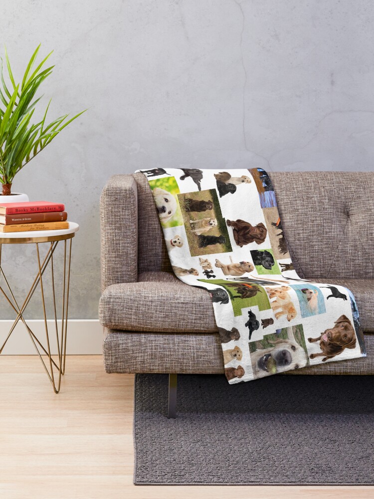 "Labrador Retriever Collage" Throw Blanket for Sale by Yviemakes ...