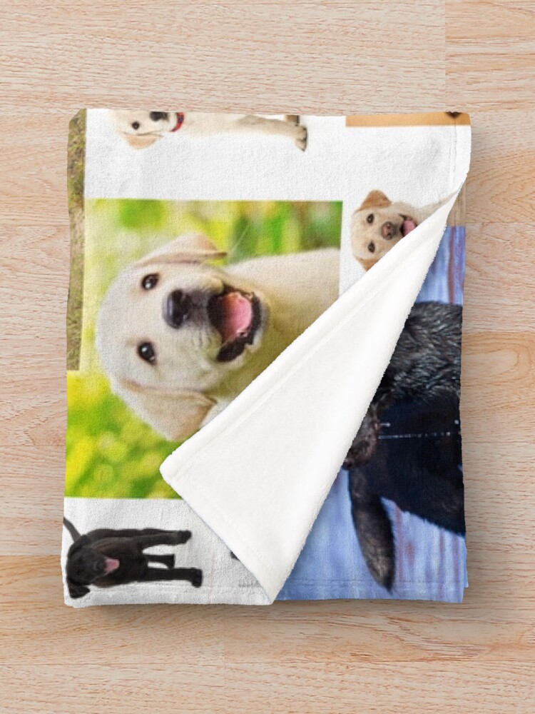 "Labrador Retriever Collage" Throw Blanket for Sale by Yviemakes ...