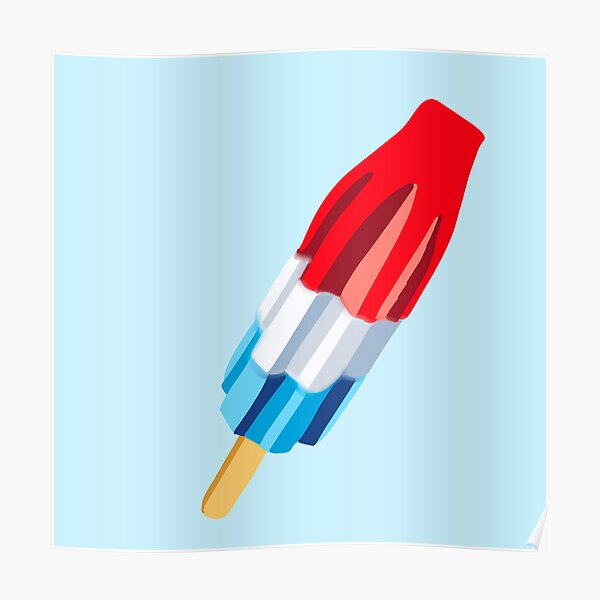 "Bomb Pop " Poster for Sale by ellenugget | Redbubble
