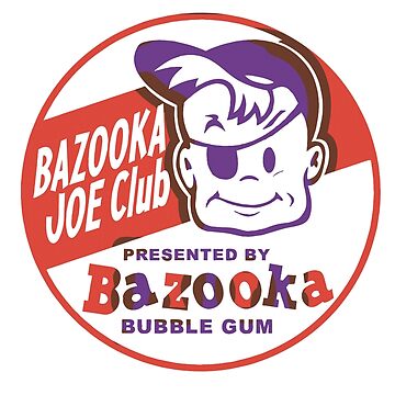 "Bazooka Joe " Sticker for Sale by GRAFIKA65 | Redbubble