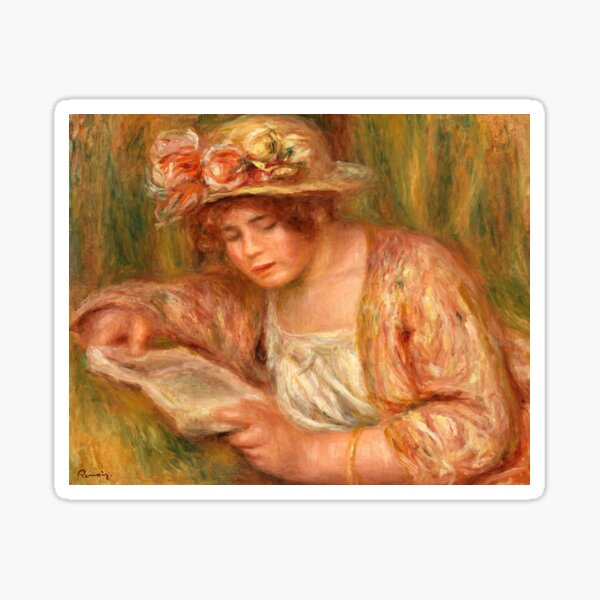 "Reading" Sticker for Sale by rimmatv | Redbubble