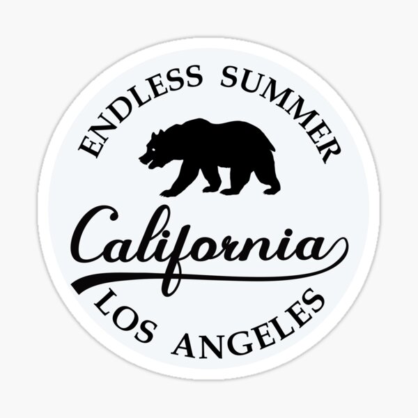 "Endless Summer Los Angeles" Sticker for Sale by Designstoreline ...