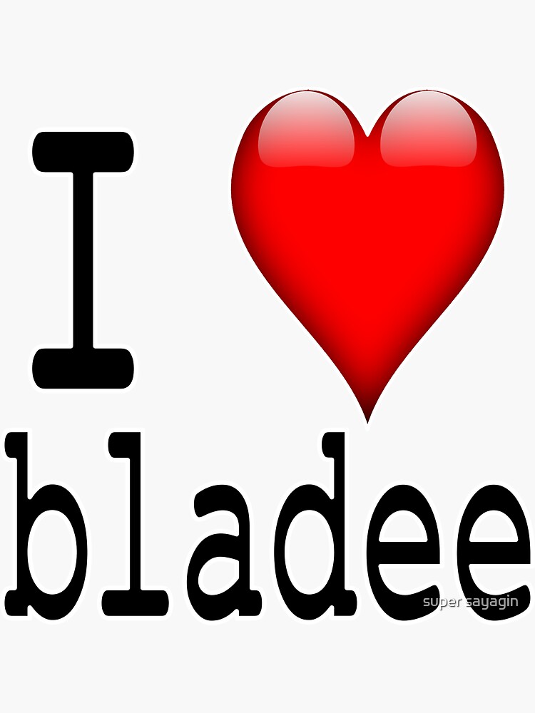 "I Love Bladee, I Heart Bladee " Sticker for Sale by jamal2000agadir ...