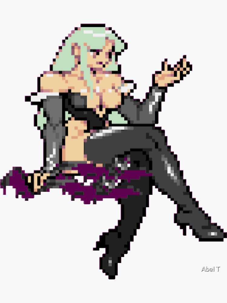 "Classic Morrigan Aesland " Sticker for Sale by Tark-Abelard | Redbubble